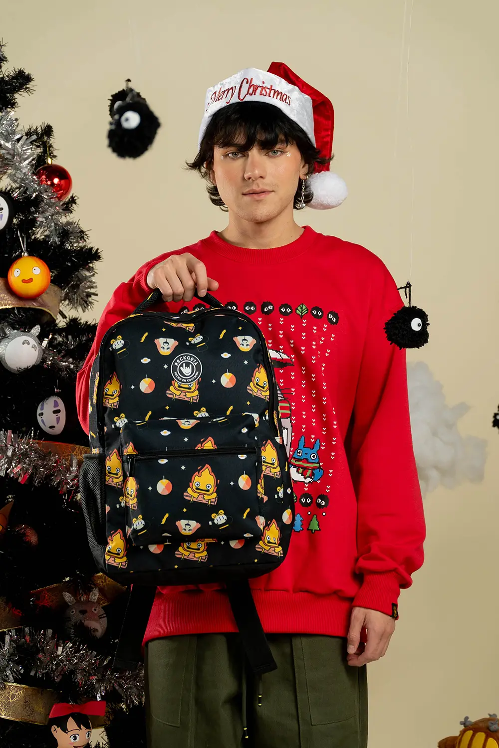 MORRAL BACKPACK CALCIFER HOWL GHIBLI | Rockgotá